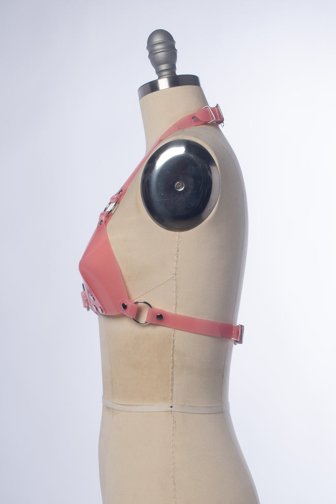 Apatico - Pastel Bra Harness - Pink - Lavender - Pastelgoth