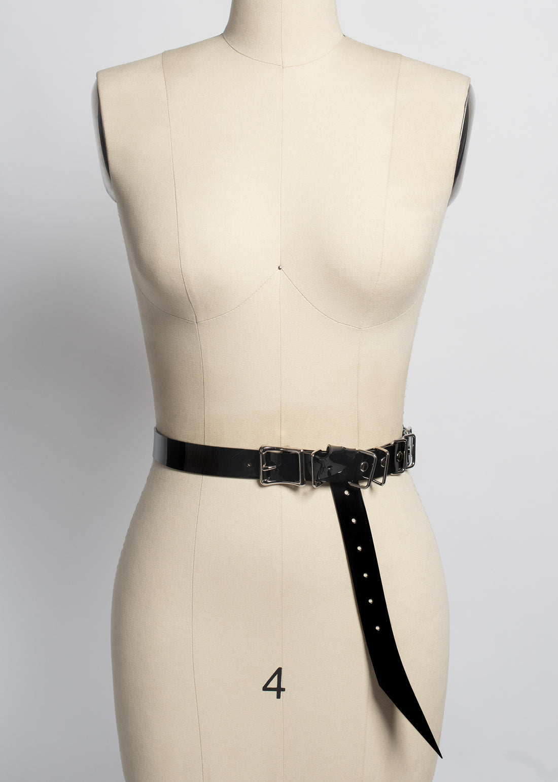 Apatico - Centipede Waist Belt - Gothic Industrial - Pvc Leather - XL
