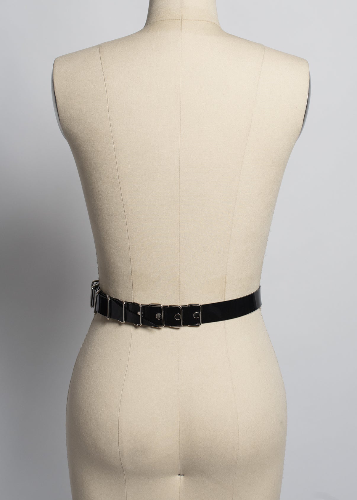 Apatico - Centipede Waist Belt - Gothic Industrial - Pvc Leather - XL