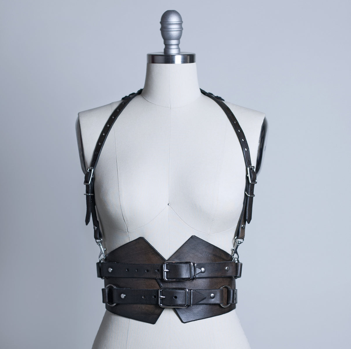 Apatico - Gothic Millinery & Harnesses - Rebecca Halter Harness Belt
